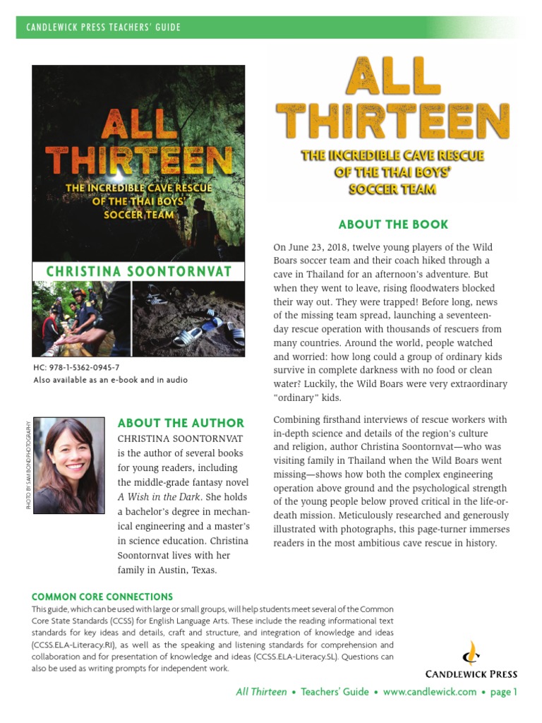 All Thirteen by Christina Soontornvat Teachers' Guide | PDF | Narrative ...