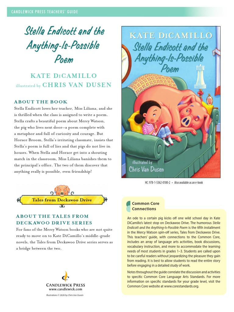 Stella Endicott and The Anything-Is-Possible Poem Teachers' Guide | PDF ...
