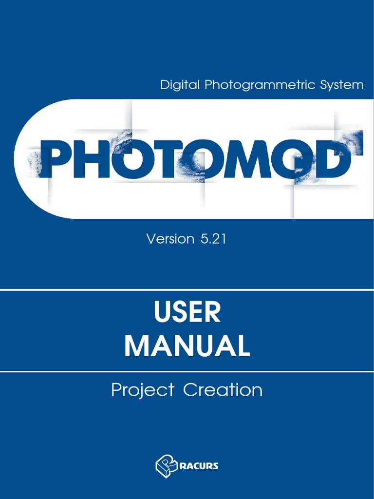 PHOTOMOD Project Creation PDF | PDF | Computer File | Directory (Computing)