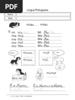 Ficha de Trabalho - Vogais e Ditongos | PDF | Artes Linguísticas e ...