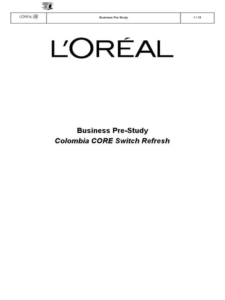 01 - CO CORE SW RE - Business Pre-Study | PDF | Share Point | Business