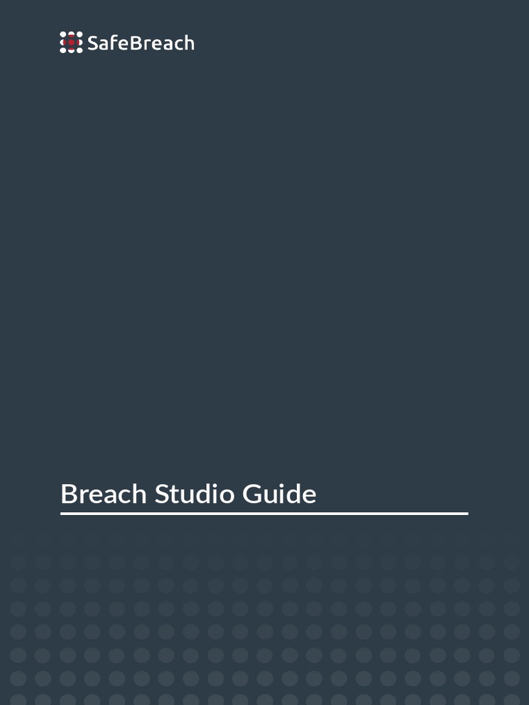 Breach Studio Guide PDF PDF | PDF | Proxy Server | Port (Computer Networking)