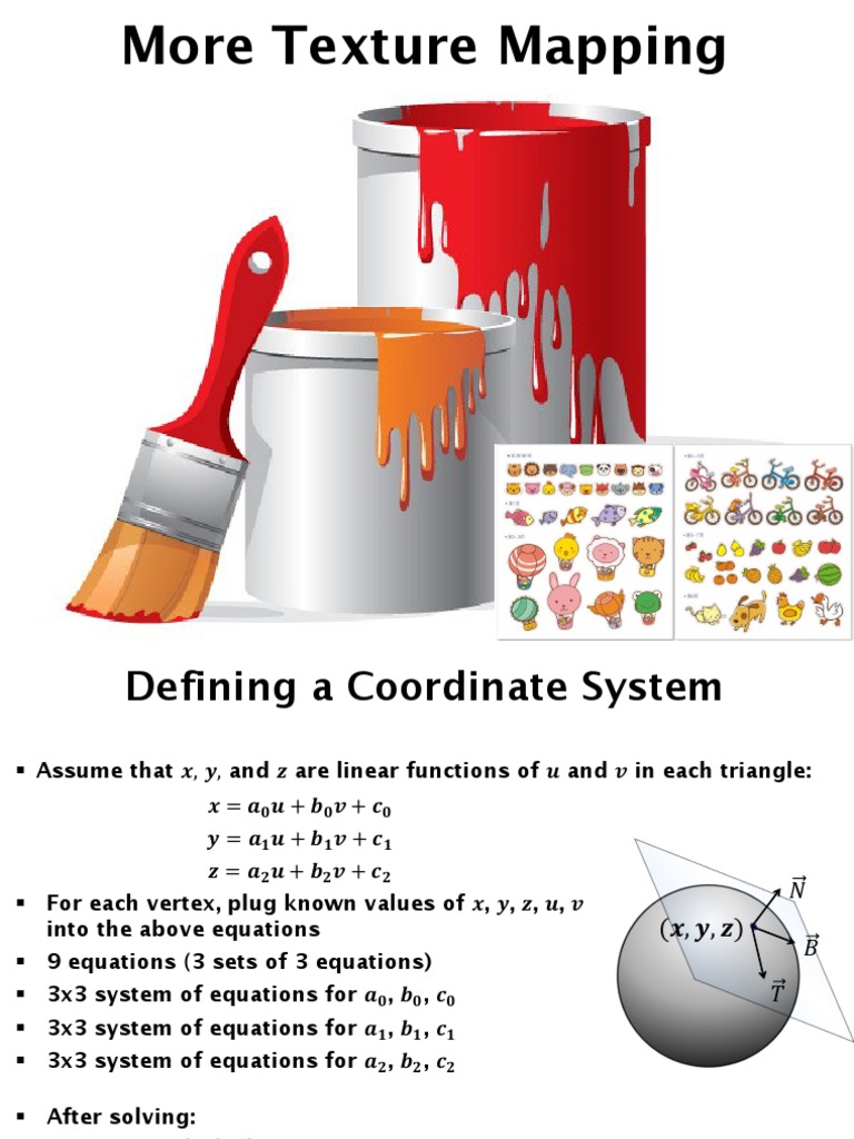 Class 10 More Texture Mapping PDF | PDF | Texture Mapping | Computer Graphics