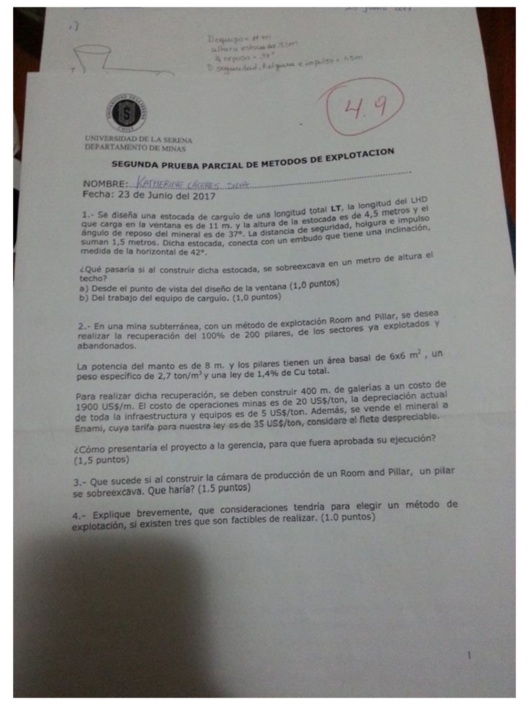 EXAMEN Proy. Subte (Todo) - 1-1 PDF | PDF | Minería | Chimenea