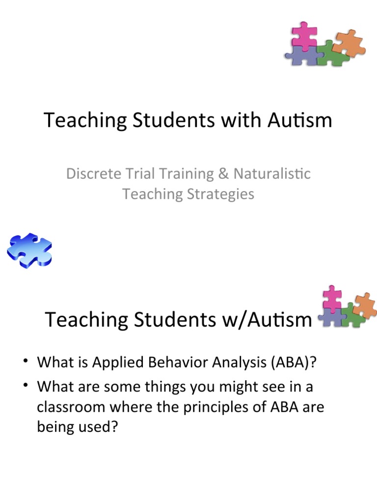 Teaching Students With Autism | PDF | Autism Spectrum | Neuropsychology