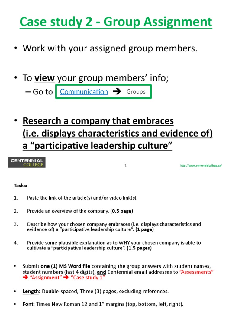 Participative Leadership Case Study | PDF | Career & Growth