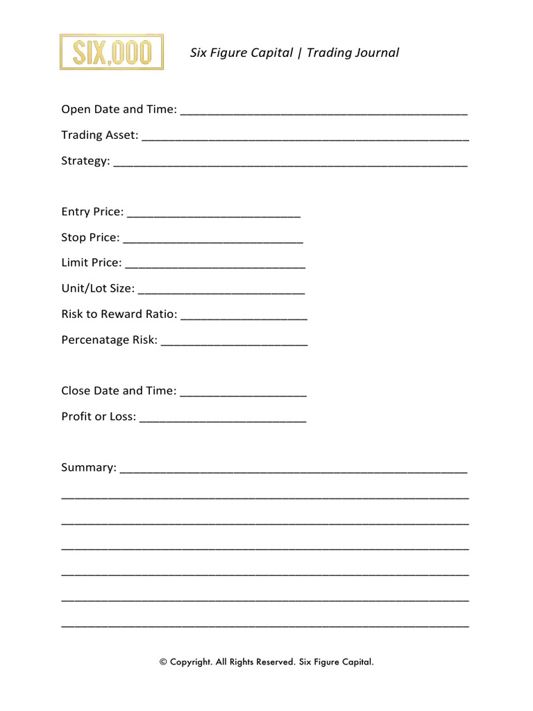 Trading Journal | PDF