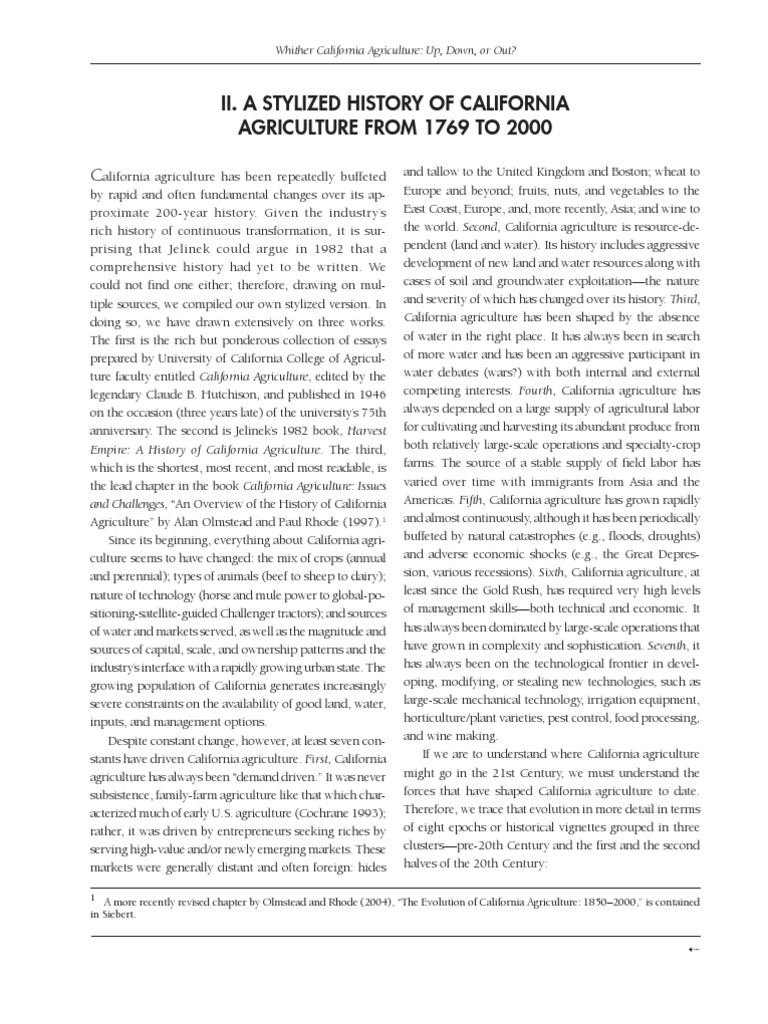 History CA Agriculture | PDF | Southern California | Agriculture