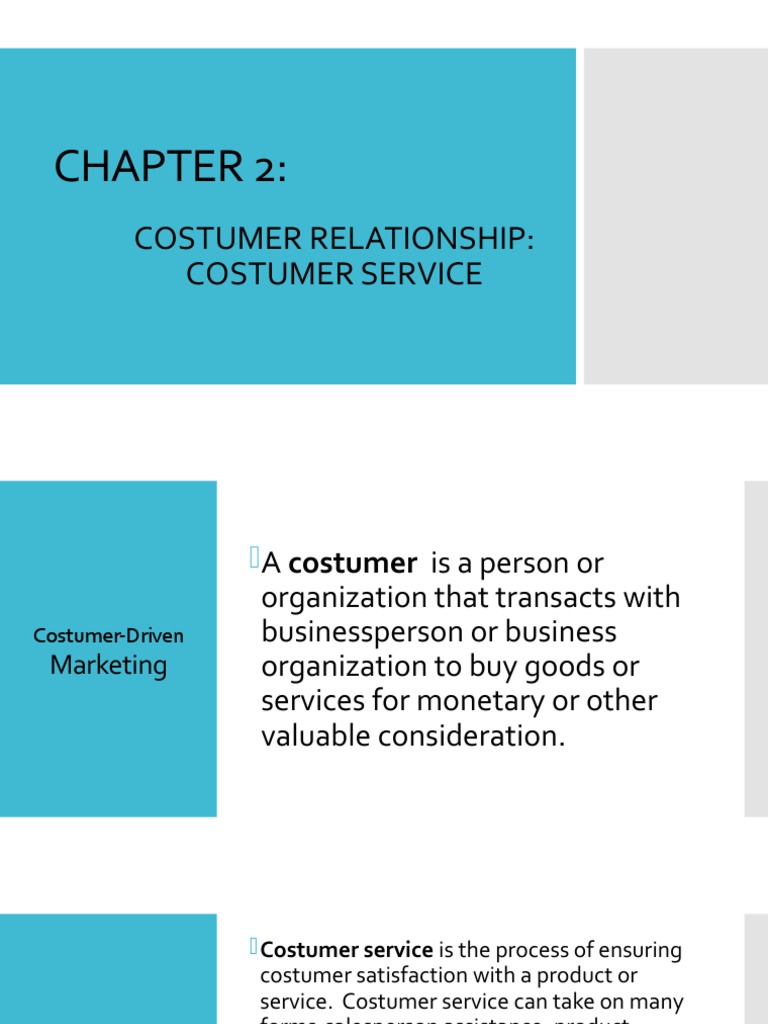 Costumer Relationship Costumer Service | PDF | Retail | Economies