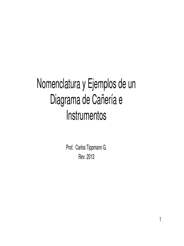 1 - 2 Nomenclatura y Ejemplos en Diagrama PID PDF | PDF