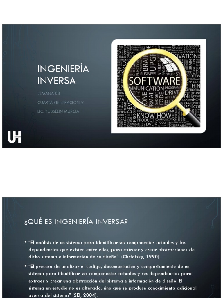 Clase 08 - Ingeniería Inversa PDF | PDF | Programa de computadora ...