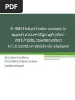 Design Aspects For Safety IN Electrical System: ' OISD-RP-149 Draft-III ...