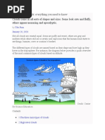 The Types of Clouds | PDF | Cloud | Rain
