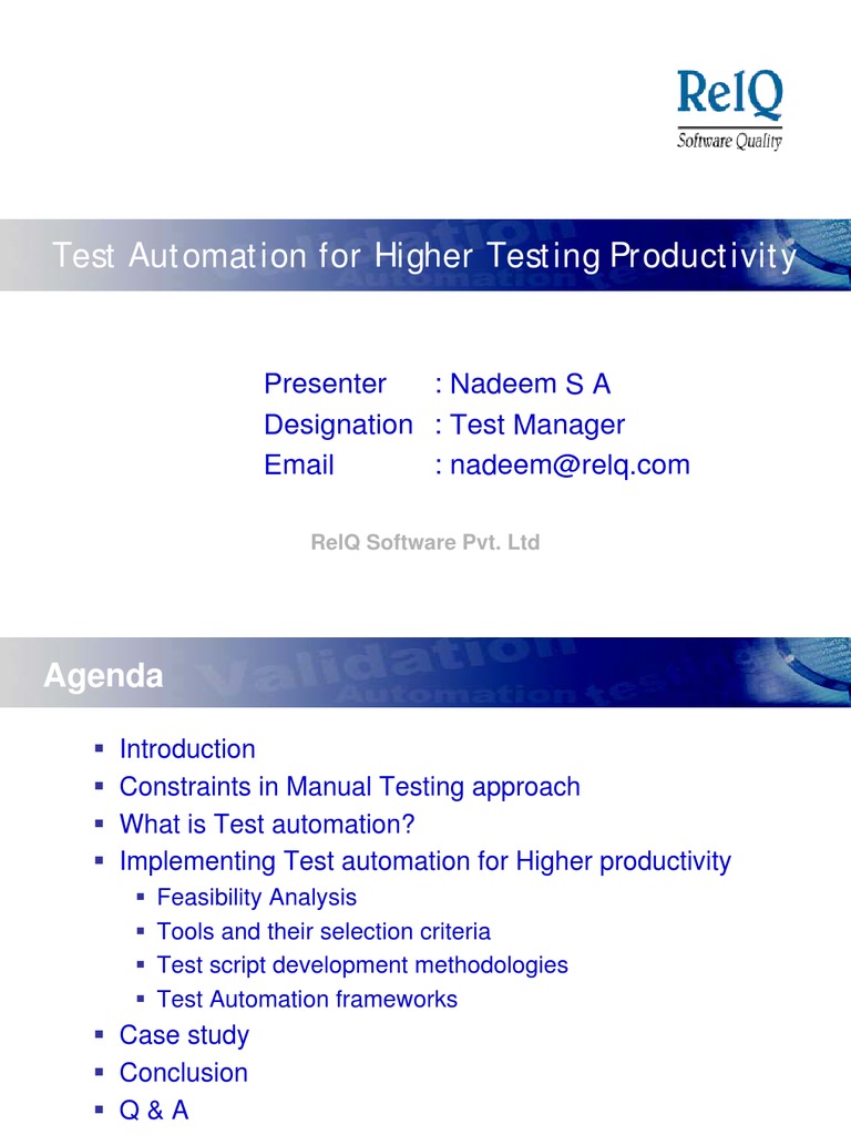 Automation Feasibility Study | PDF | Scripting Language | Software Testing