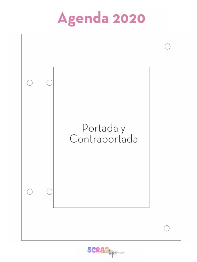 Plantilla Agenda Shaker 2020 Descargable PDF de SCRAPtips v1.0 PDF | PDF