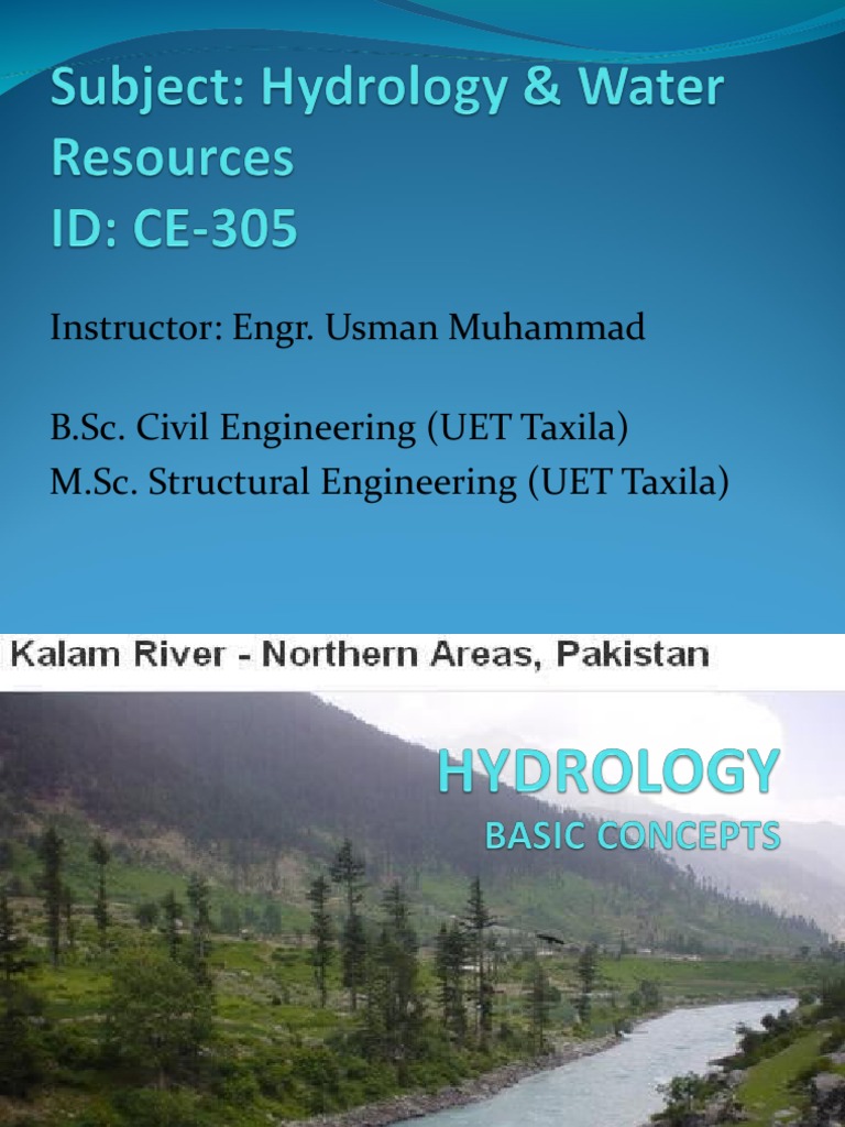 3 Introduction Hydrology | PDF | Drainage Basin | Hydrology