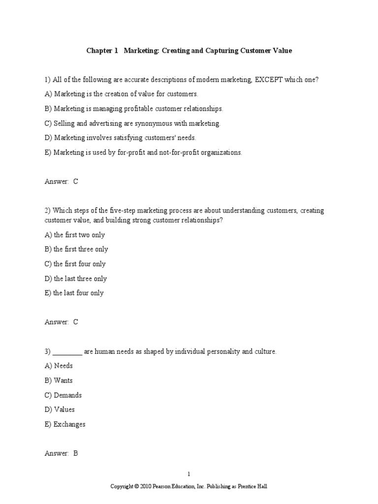 Chap1 7 | PDF | Market Segmentation | Marketing