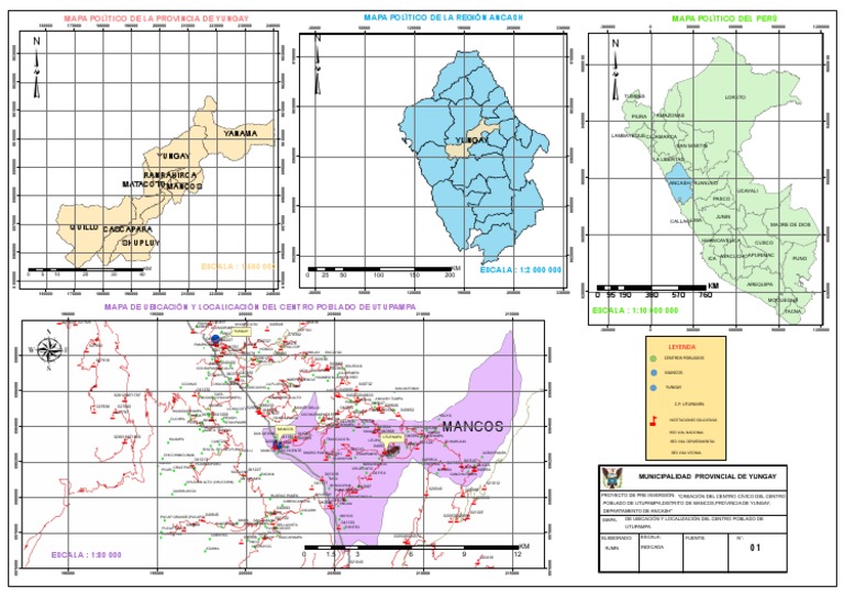 Mapa de Ubicacion Utupampa 222 | PDF | Perú