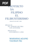 El Filibusterismo Lahat NG Mahahalagang Tauhan | PDF