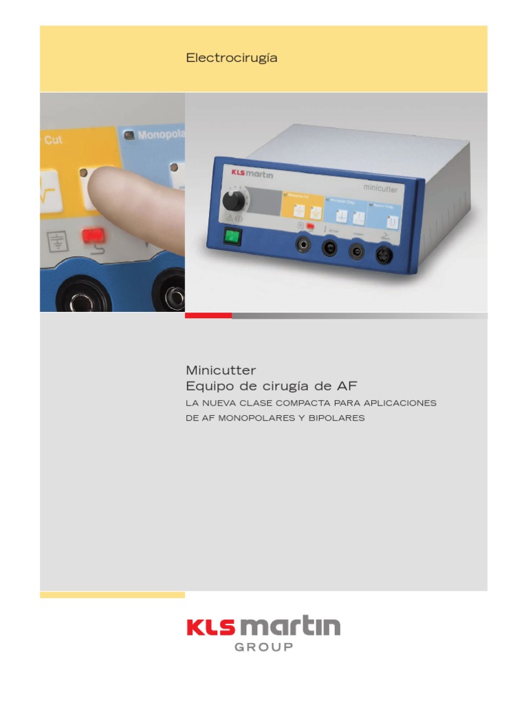 KLS Martin Minicutter PDF | PDF | Desorden bipolar | Coagulación