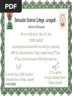 Coursera Certificate Example | PDF