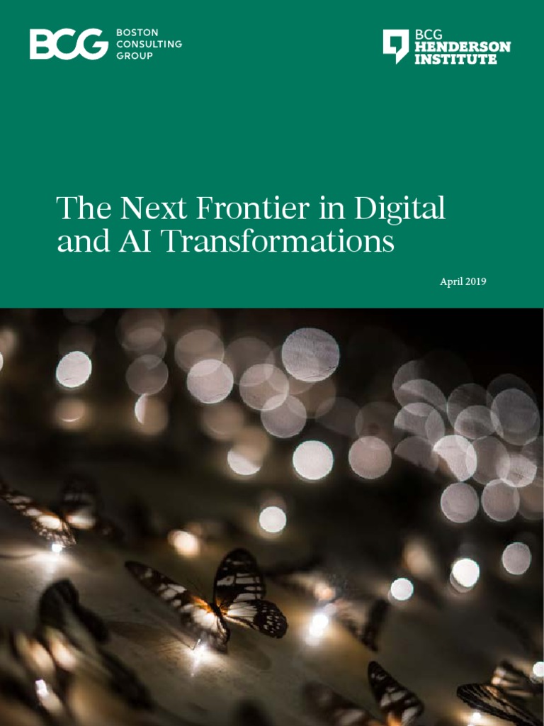 Next Frontier in Digital and AI Transformations | PDF | Artificial ...