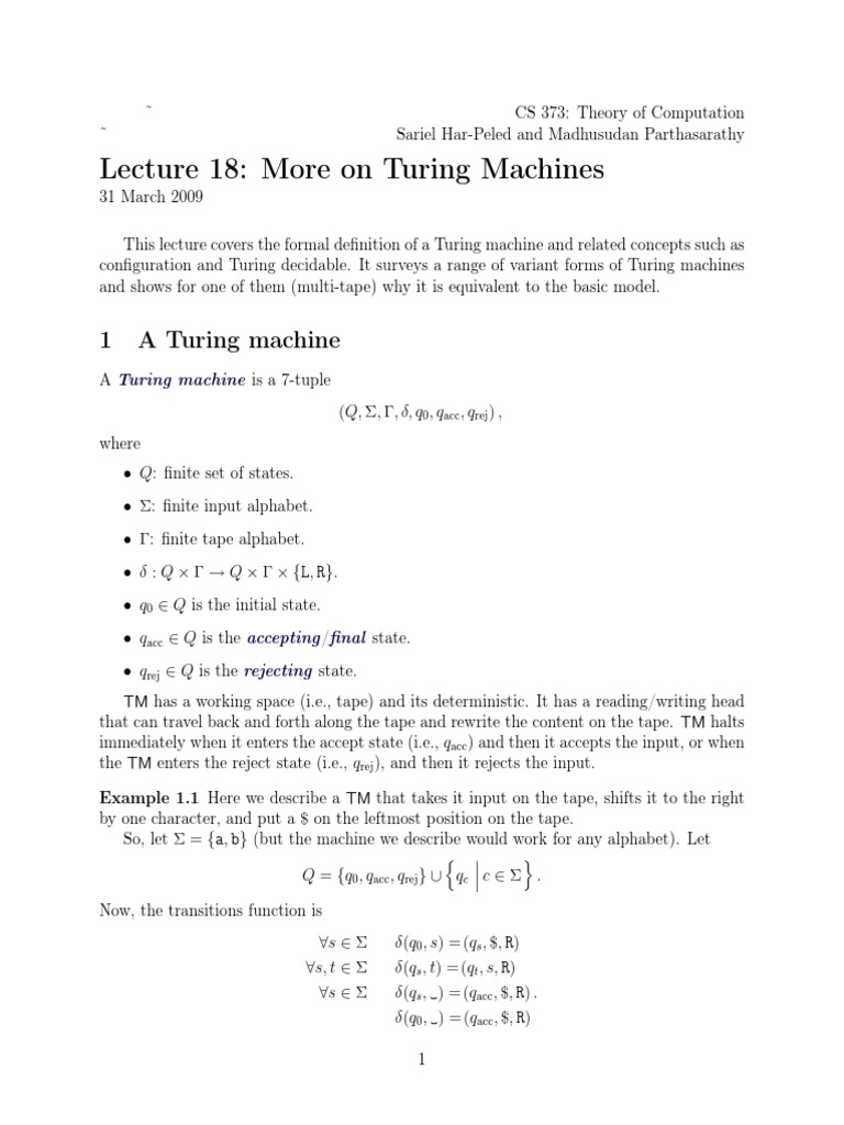 Lect 18 | PDF | Theoretical Computer Science | Formalism (Deductive)