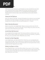 Bates Method Eye Exercises Guide | PDF