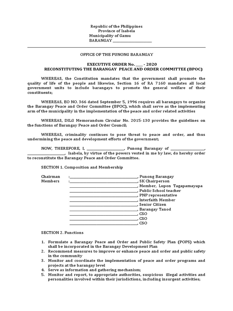 BPOC | PDF | Government | Public Sphere