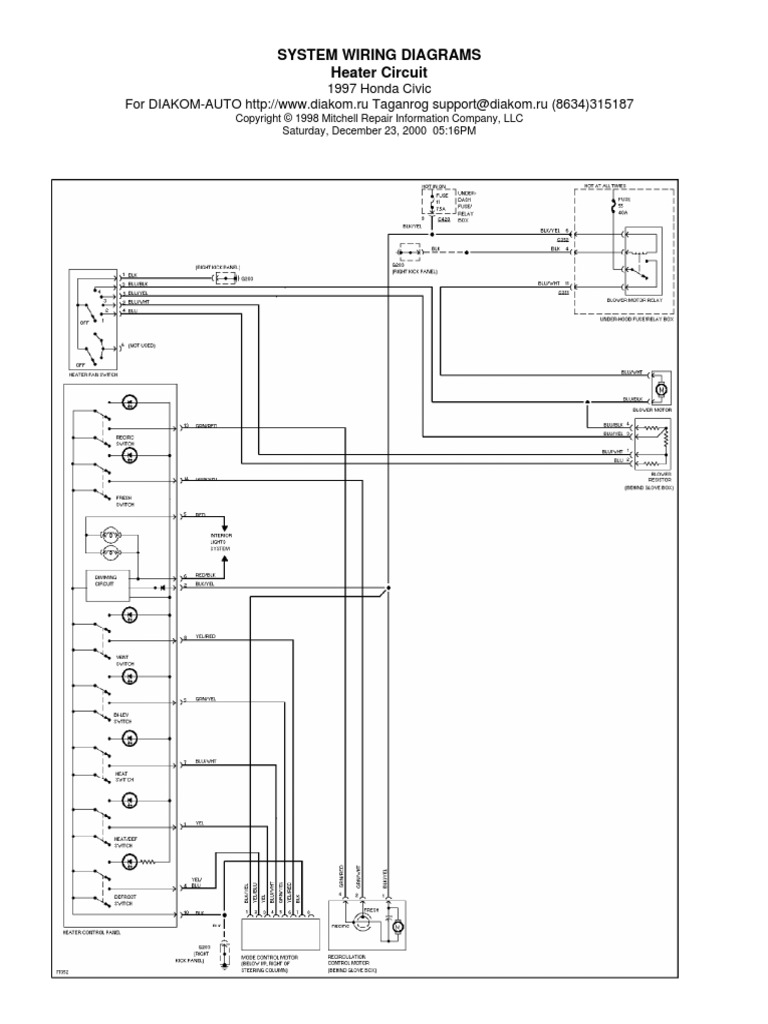 System Wiring Diagrams Heater Circuit | PDF | Technology & Engineering