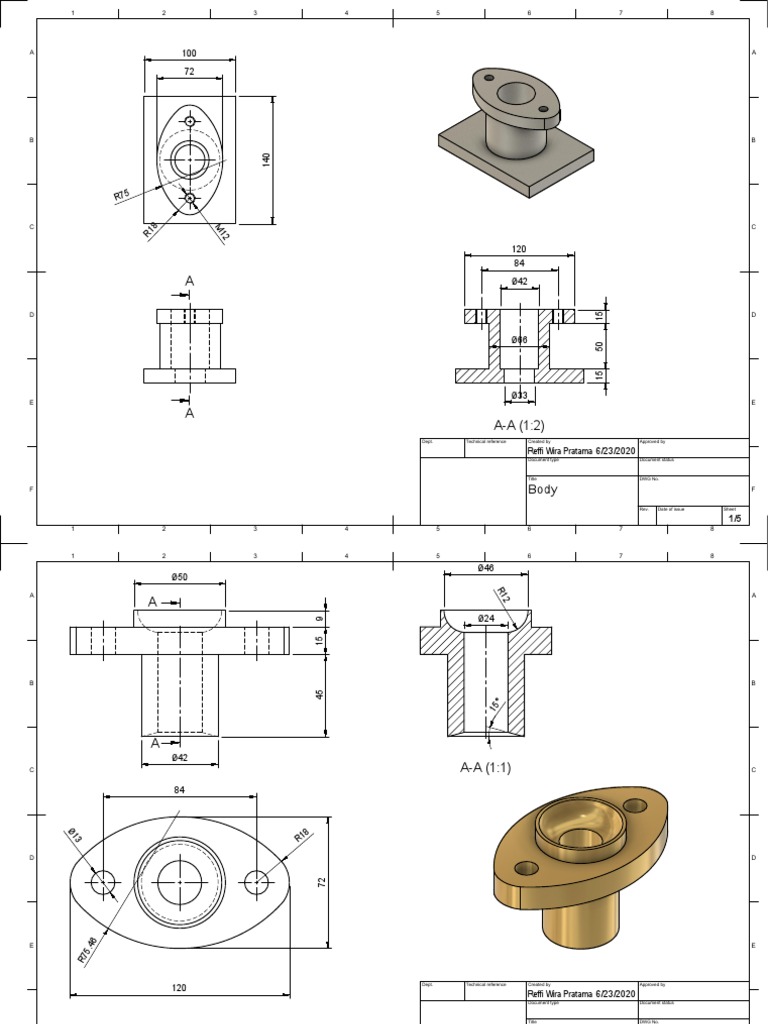 Stuffing Box Assembly Drawing | PDF | Transition Metals | Metals
