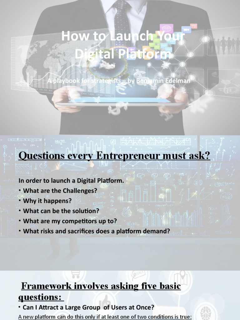 6.how To Launch Your Digital Platform | PDF
