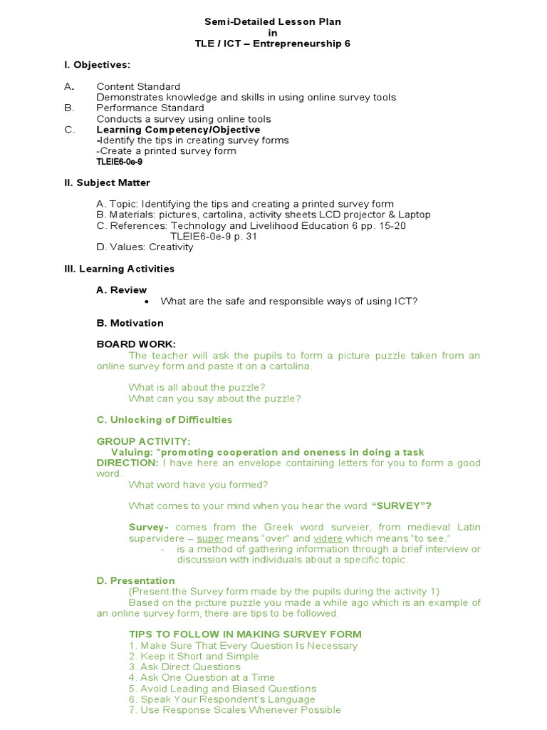 ICT DLP 2ND GRADING COT Final | PDF | Educational Technology | Question