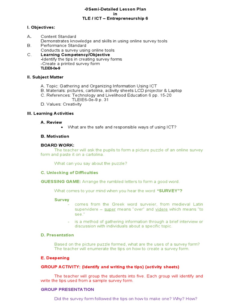 Ict DLP 2ND Grading Cot | Download Free PDF | Educational Technology | Rubric (Academic)