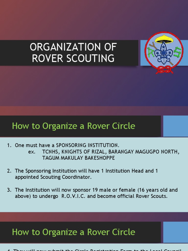 D Organization Leadership in Rover Scouting | PDF | Scouting | Leadership