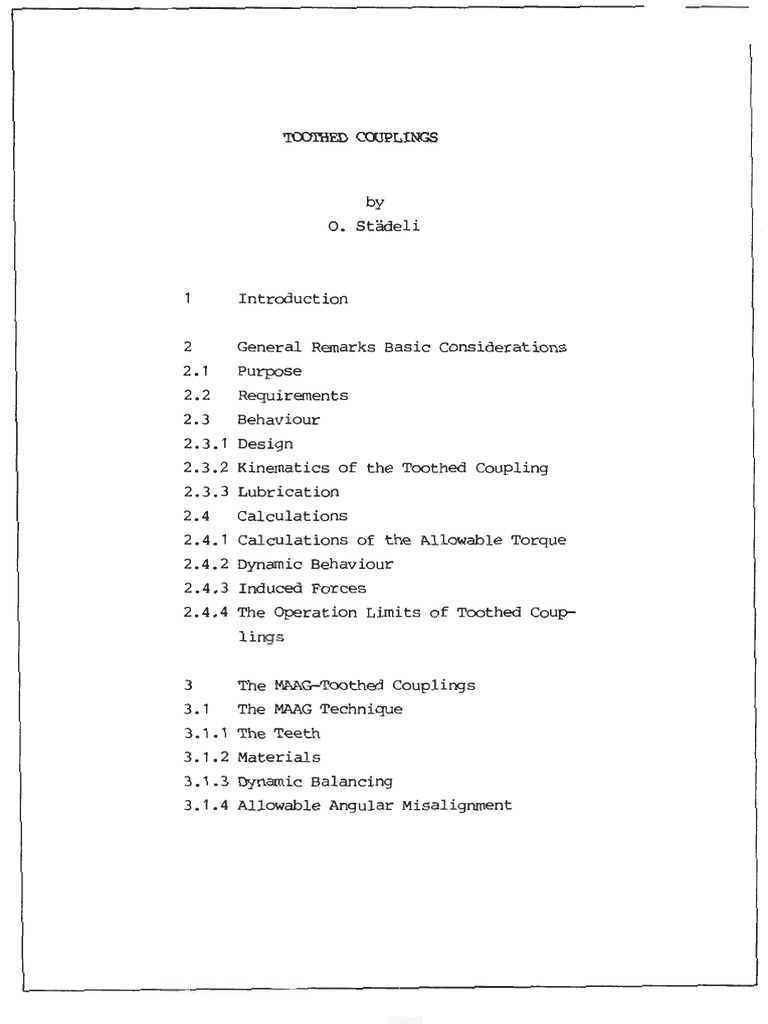 Toothed Couplings | Download Free PDF | Clutch | Transmission (Mechanics)