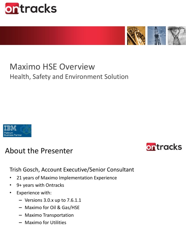 Maximo HSE Overview: Health, Safety and Environment Solution | PDF ...