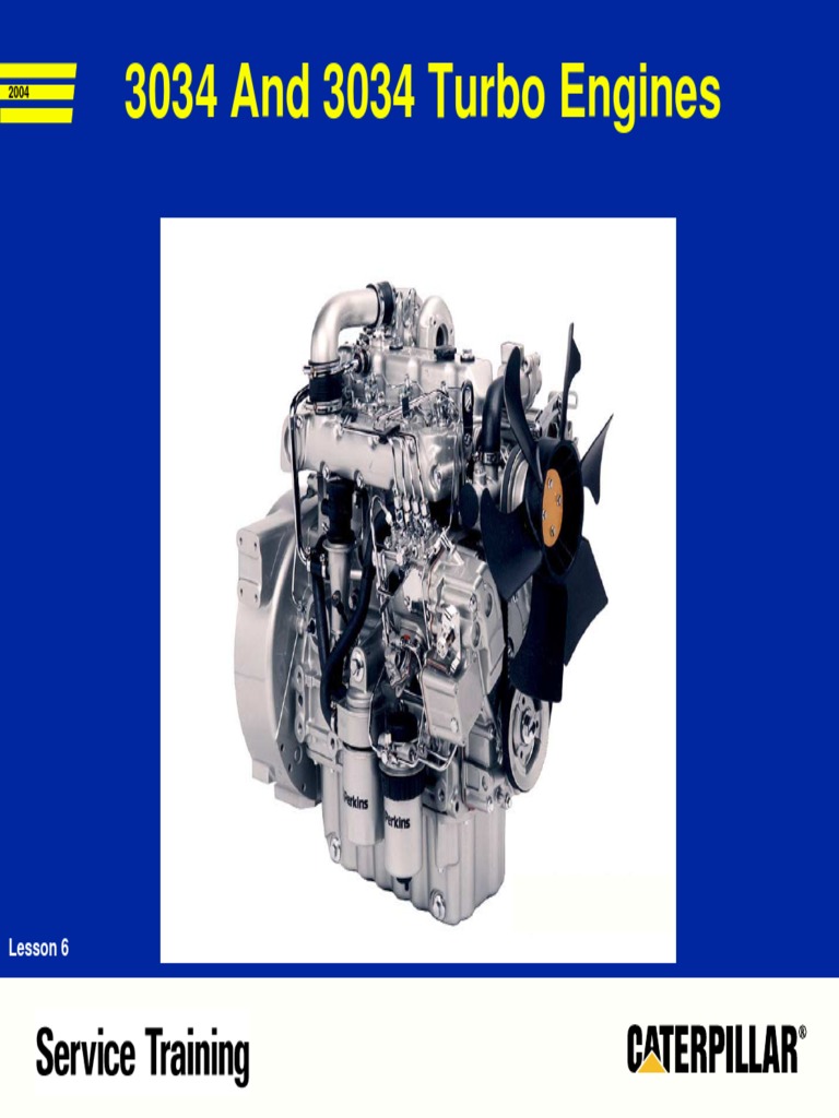 3034 and 3034 Turbo Engines: Lesson 6 | PDF | Turbocharger | Pump