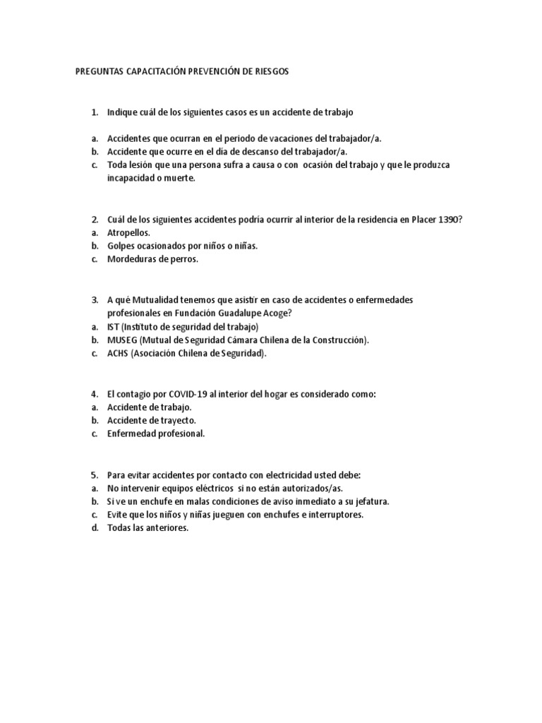 Cuestionario ODI | PDF