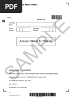 TOEFL Itp Test Answer Sheet | PDF | Test Of English As A Foreign ...