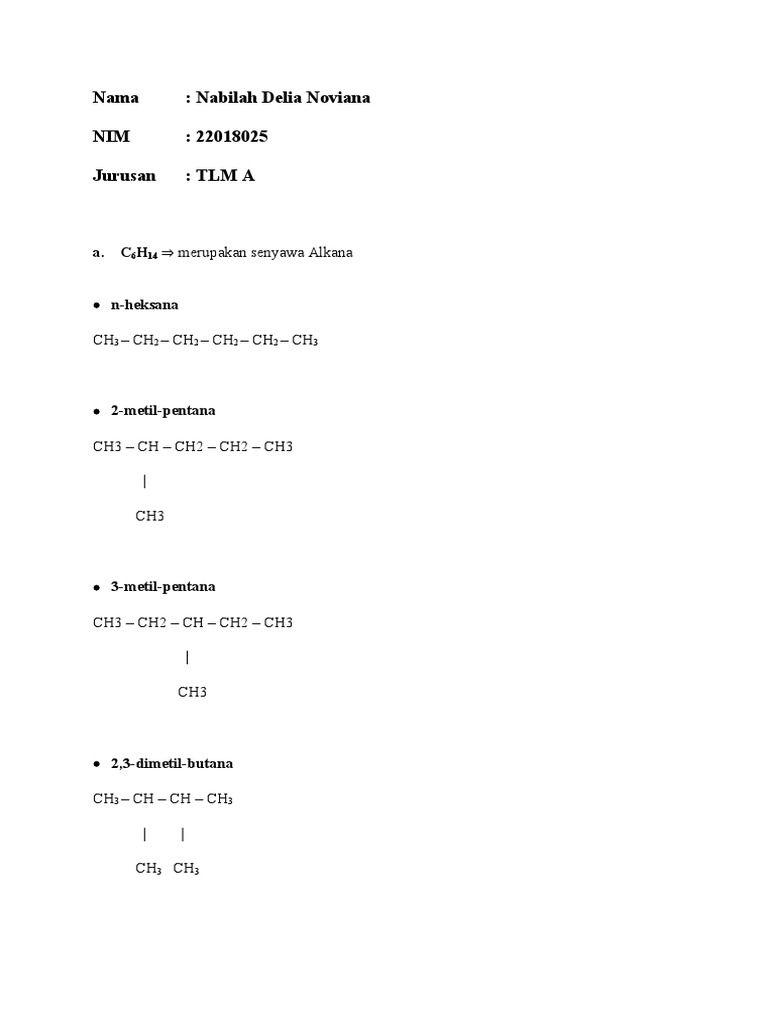 Isomer Variants of C6 Compounds | PDF | Science & Mathematics ...