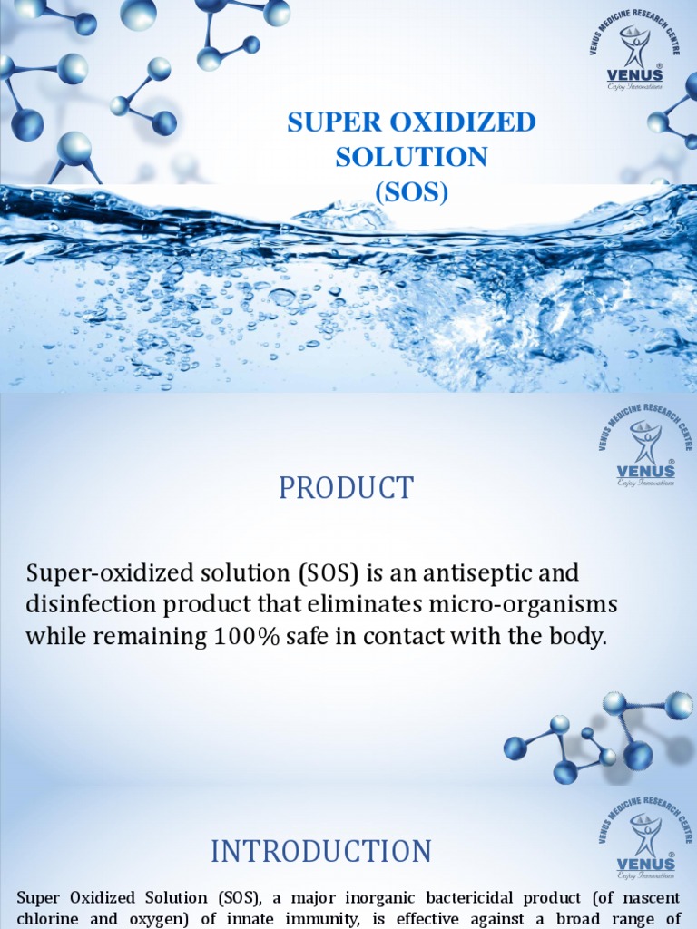 Super Oxidized Solution (SOS) | PDF | Disinfectant | Microbiology
