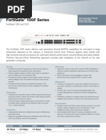 Fortigate 100F Series: Data Sheet | PDF | Computer Network | Transport ...