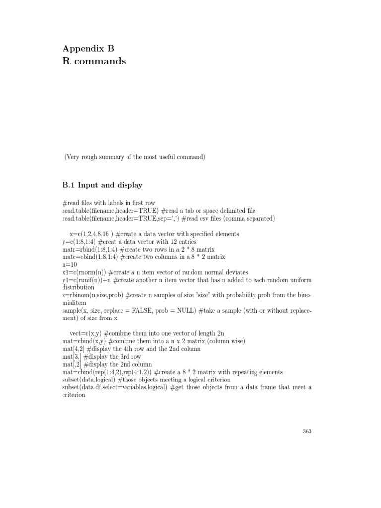 Appendix B | PDF | Matrix (Mathematics) | Function (Mathematics)