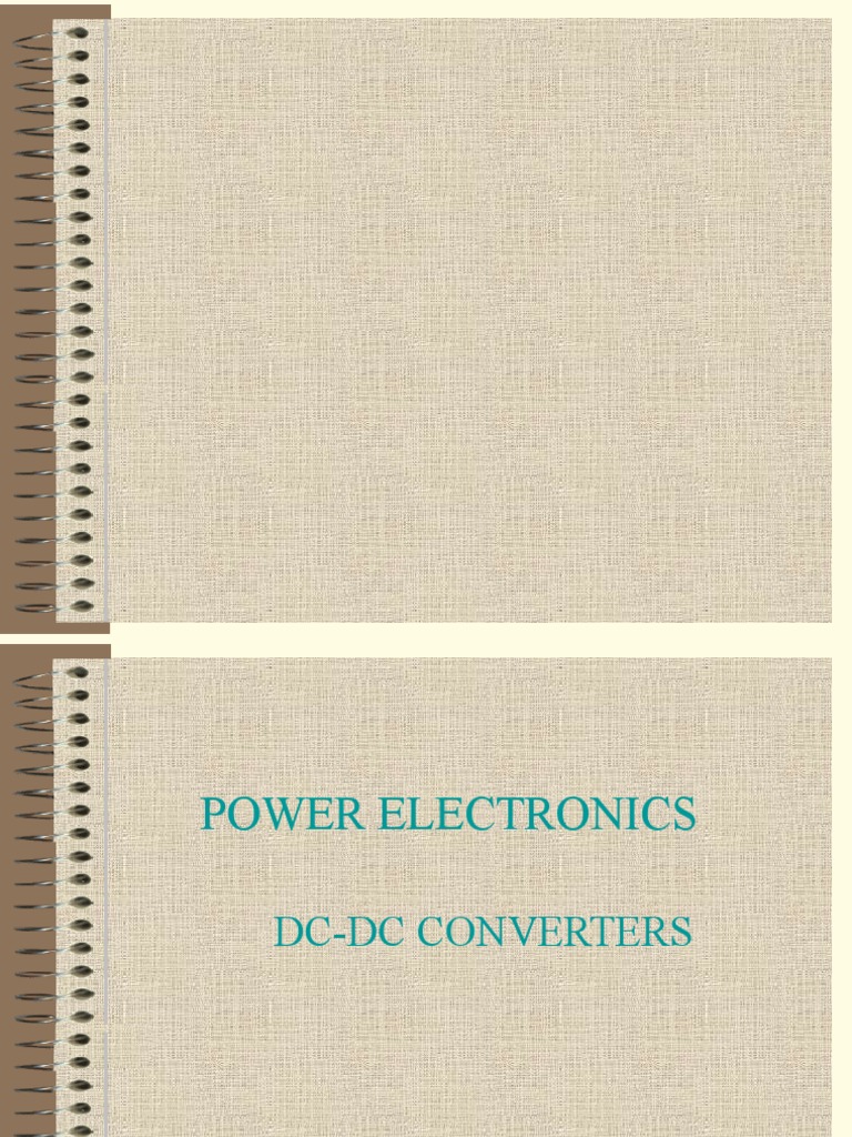 DC-DC Converters | PDF | Power Engineering | Voltage
