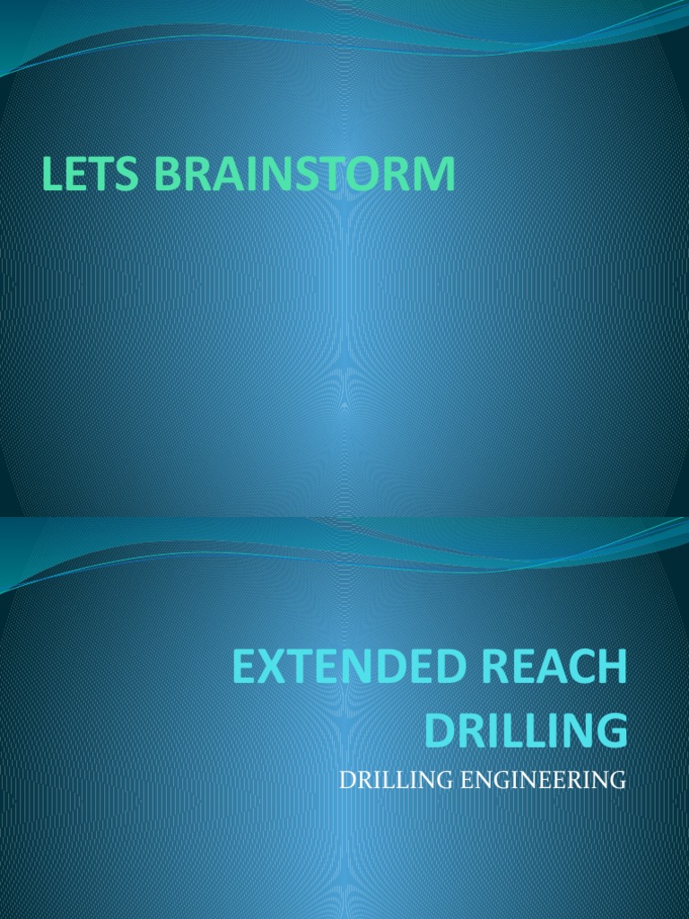 Extended Reach Drilling | PDF | Casing (Borehole) | Drilling