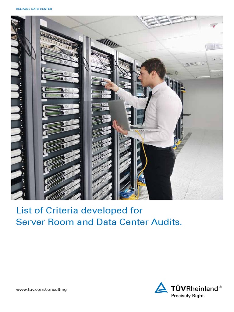 List of Criteria Developed For Server Room and Data Center Audits | PDF ...