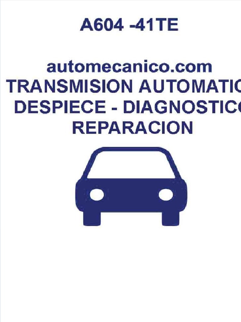Transmision-A604 PDF | PDF | Embrague | Relé