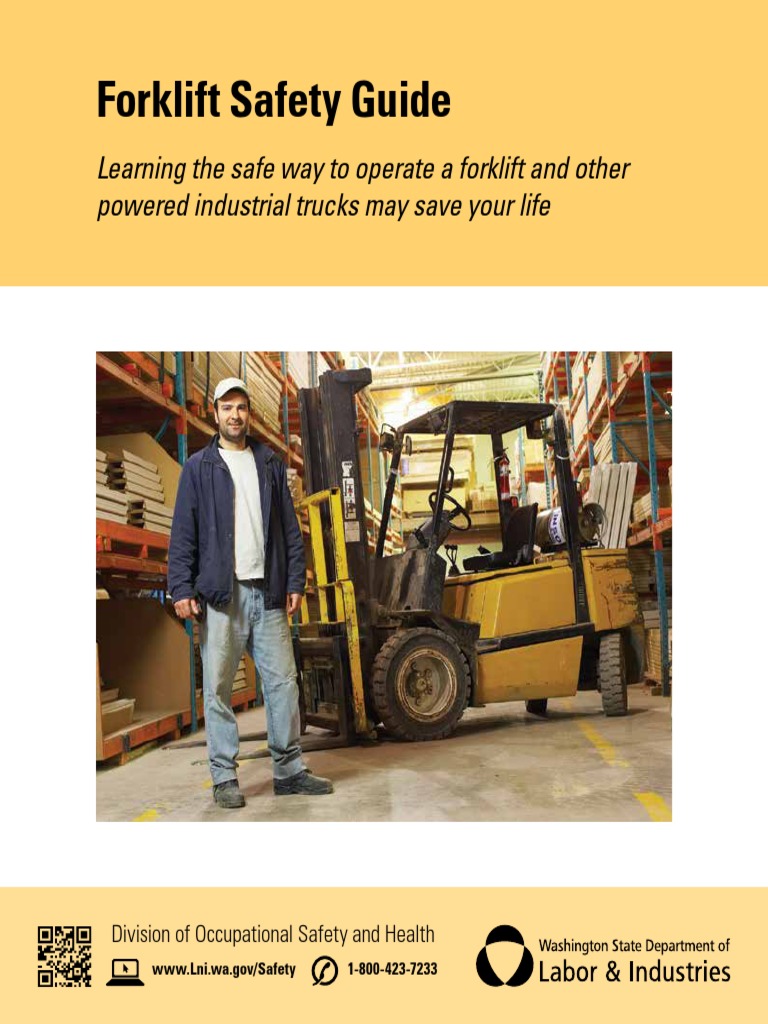 Forklift Safety Guide PDF | PDF | Forklift | Liquefied Petroleum Gas