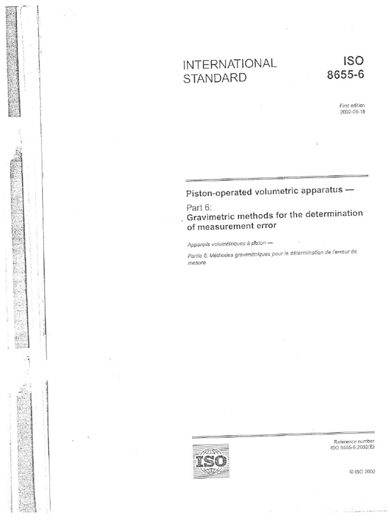Iso 8655-6 | PDF